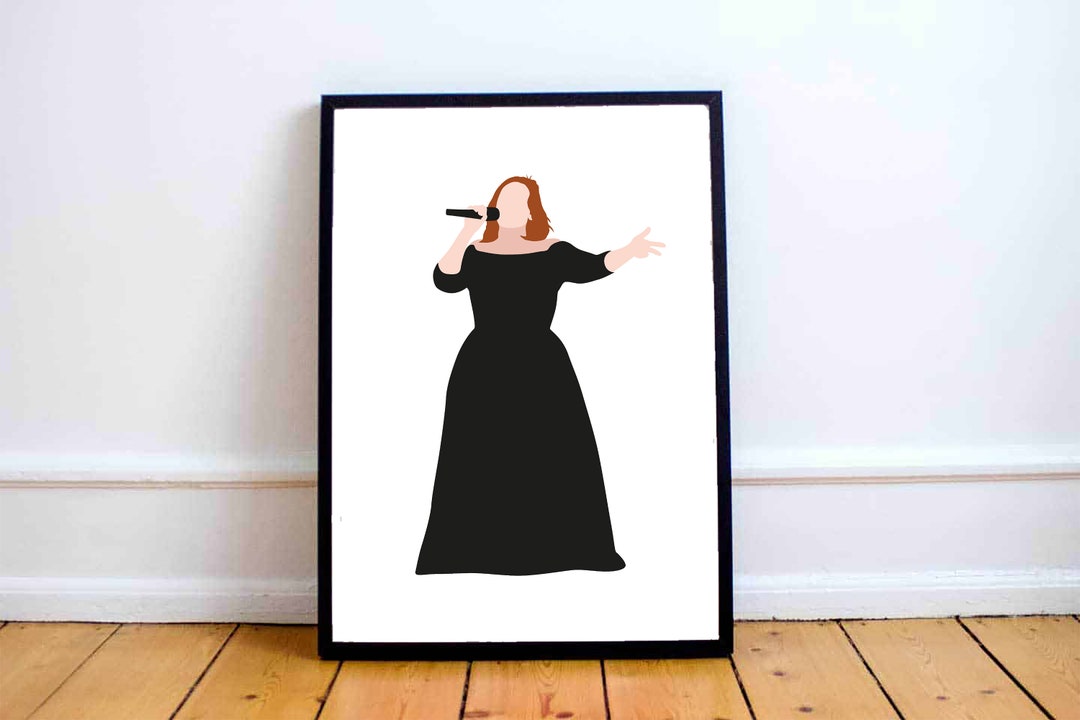 Adele Minimalist Print. 4 Different Sizes. Printable Download. Wall Art ...