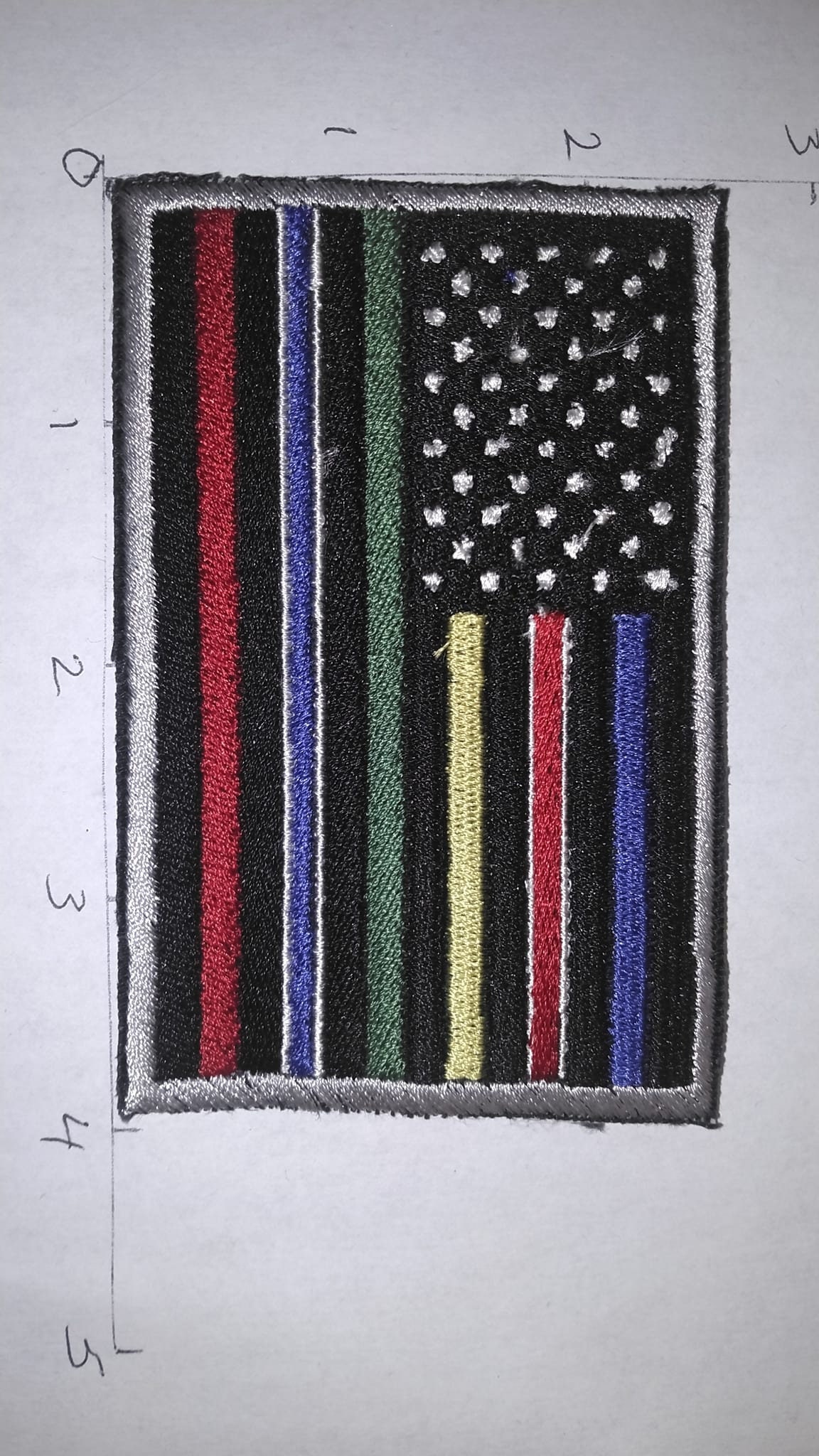 Thin Line Patch - Etsy