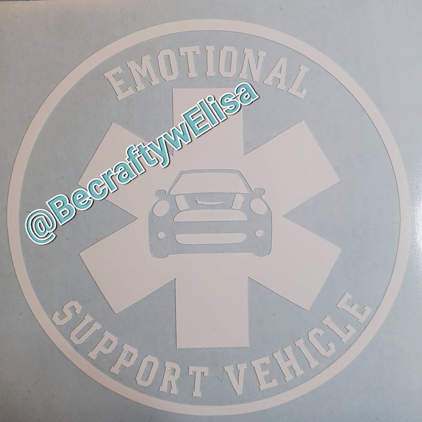 Emotional Support Vehicle - Etsy