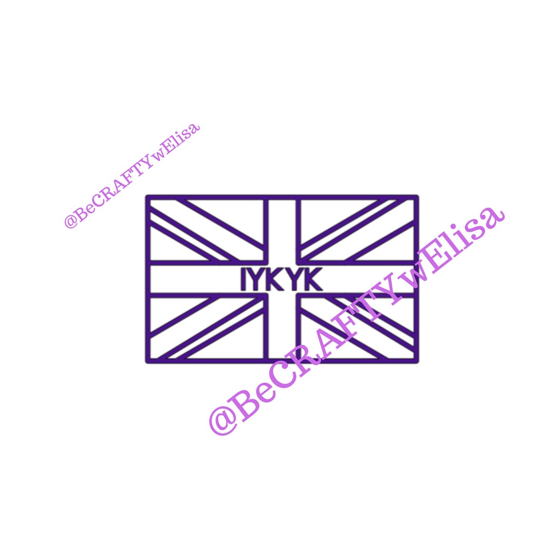 IYKYK Mini Union Jack Vinyl Decal for Laptops I Tumbler I Autos - Etsy