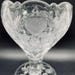 Antique Cambridge Crystal Glass Inverted Strawberry Footed Vase ...
