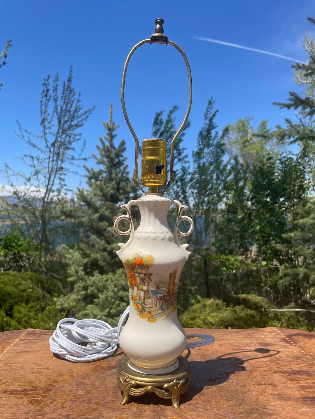 Vintage Genuine Royal Fenton Fentonware Staffordshire Seaside Village ...