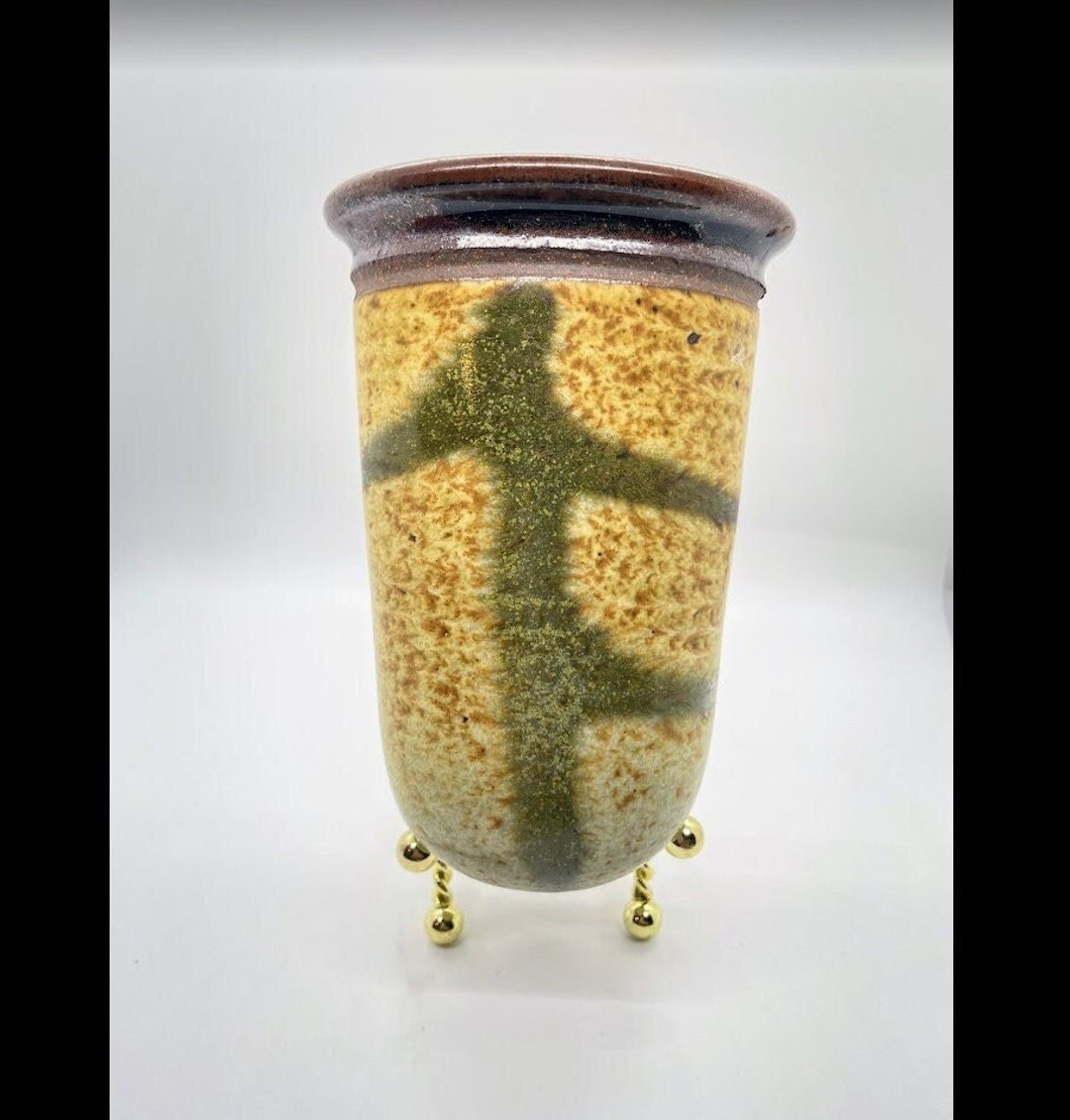 Vintage Studio Art Pottery Stoneware Ren Fuglestad Wall Pocket - Etsy