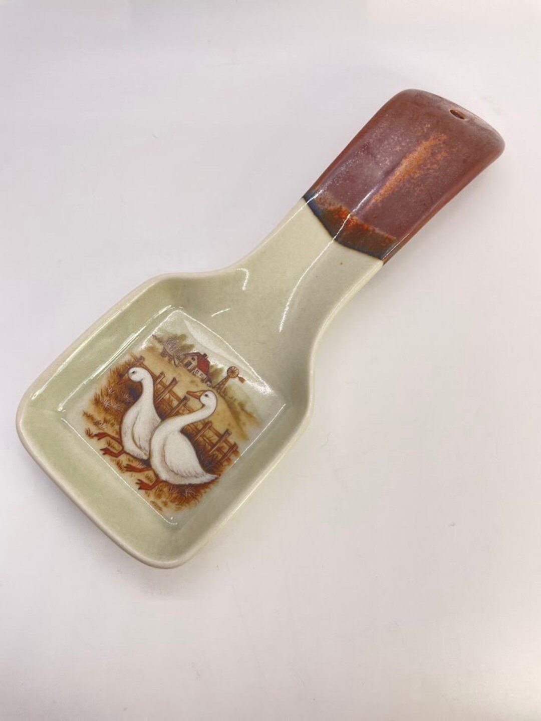 Vintage Otagiri Japan Goose Geese Duck Farmhouse Country Tan - Etsy