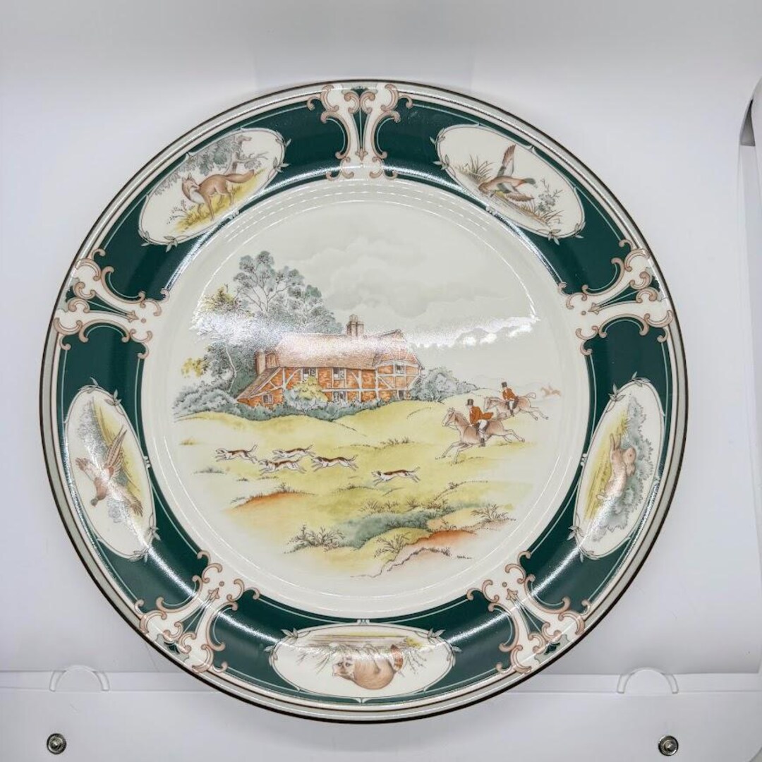 Vintage Noritake Keltcraft Ireland Pursuit 12" Chop Plate Serving ...