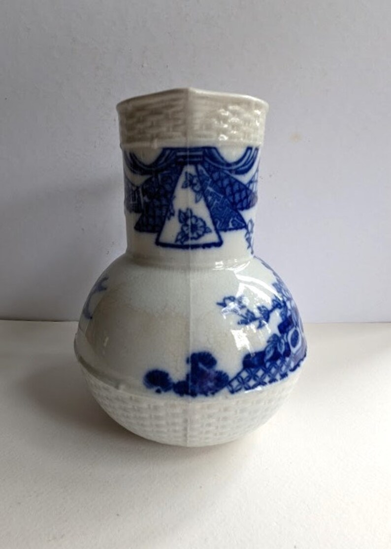 Antique Brownfield Aesthetic Pitcher Flow Blue - Etsy