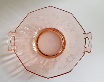 Pink Cut Glass - Etsy