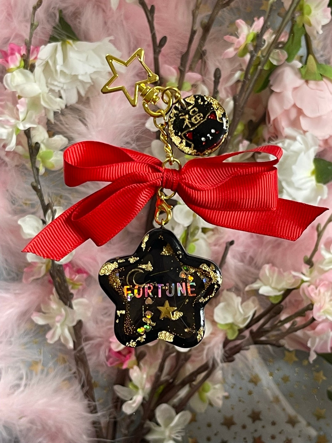 Fortune Chinese Luck Charm Shaker Keychain - Etsy