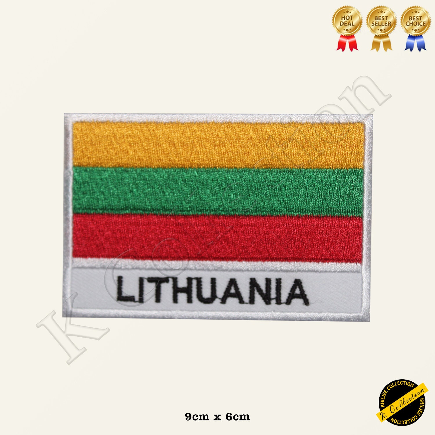 LITHUANIA National Flag Embroidered Iron on Sew on Patch Badge - Etsy
