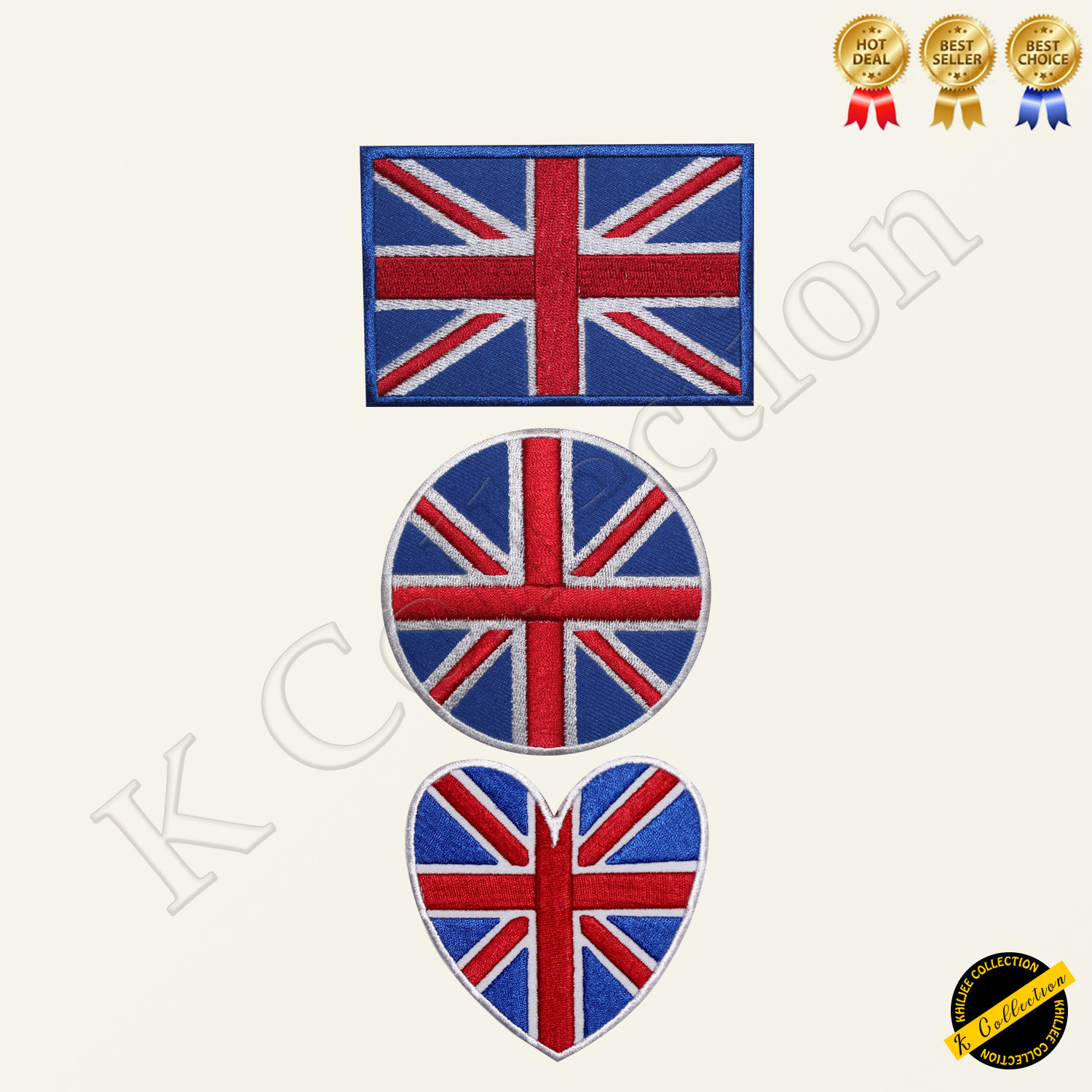 Union Jack National Flag United Kingdom Embroidered Iron on | Etsy