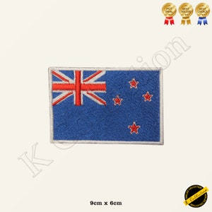 NEW ZEALAND National Flag Embroidered Iron on Sew on Patch Badge - Etsy