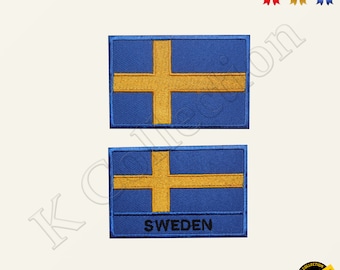 Swedish Flag Patch Custom Made - Etsy