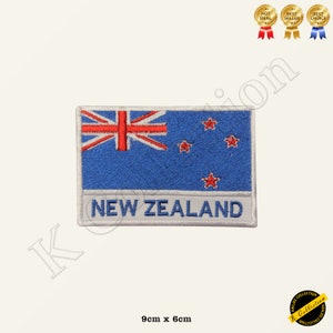 NEW ZEALAND National Flag Embroidered Iron on Sew on Patch Badge - Etsy