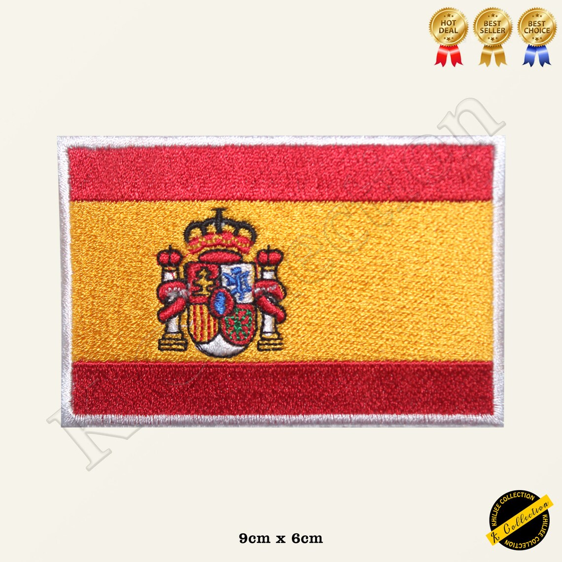 SPAIN National Flag Embroidered Iron on Sew on Patch Badge - Etsy