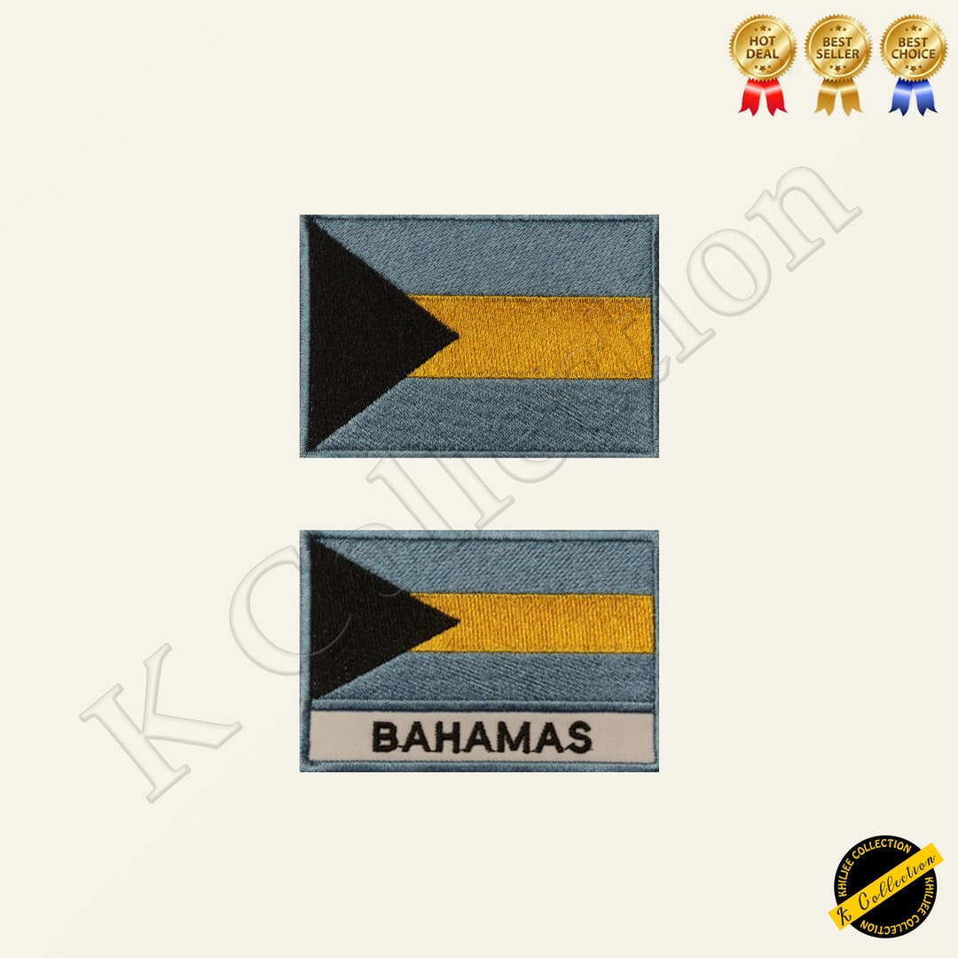 BAHAMAS National Flag Embroidered Iron on Sew on Patch Badge - Etsy
