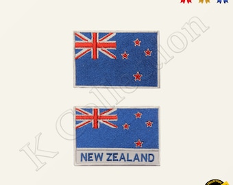 New Zealand Flag Embroidered Patch - Etsy