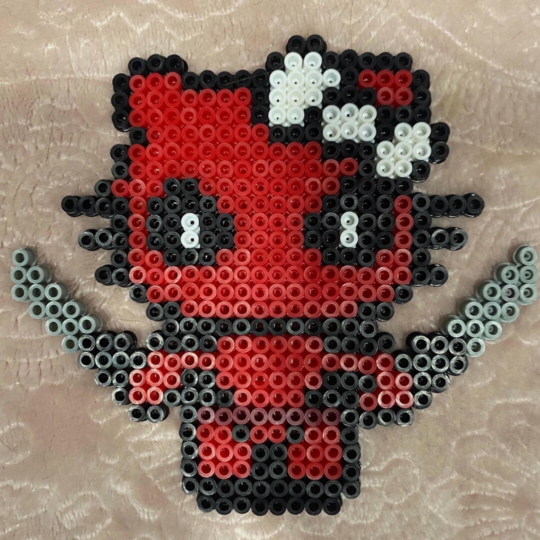 Deadpool Hello Kitty Perler Bead Figure - Etsy