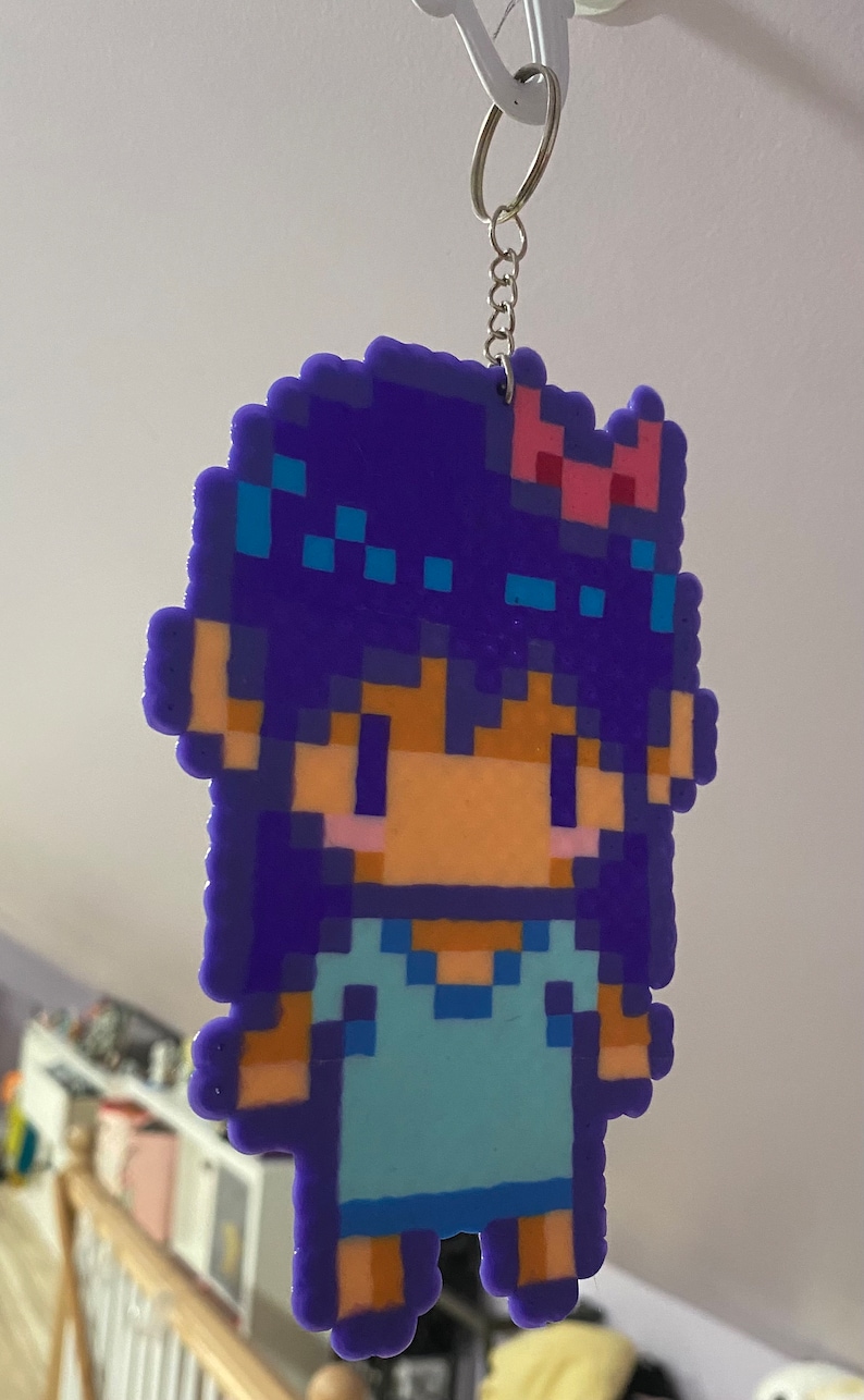 AUBREY OMORI Headspace Perler Beads Keychain - Etsy