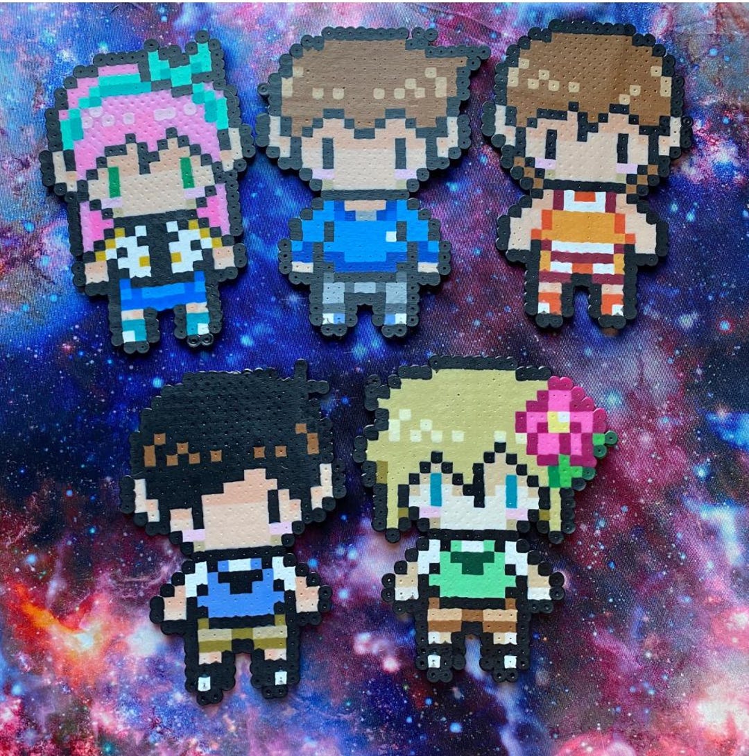 OMORI Perler Beads Keychain/accessory - Etsy