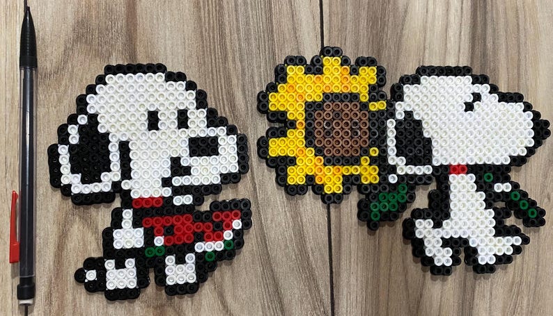 PEANUTS SNOOPY Perler Beads - Etsy