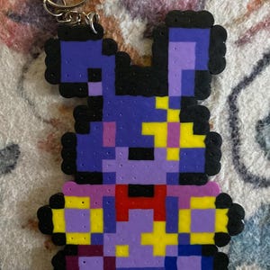 Five Nights at Freddy’s Security Breach Perler Beads Keychains - Etsy