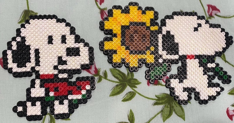 PEANUTS SNOOPY Perler Beads - Etsy