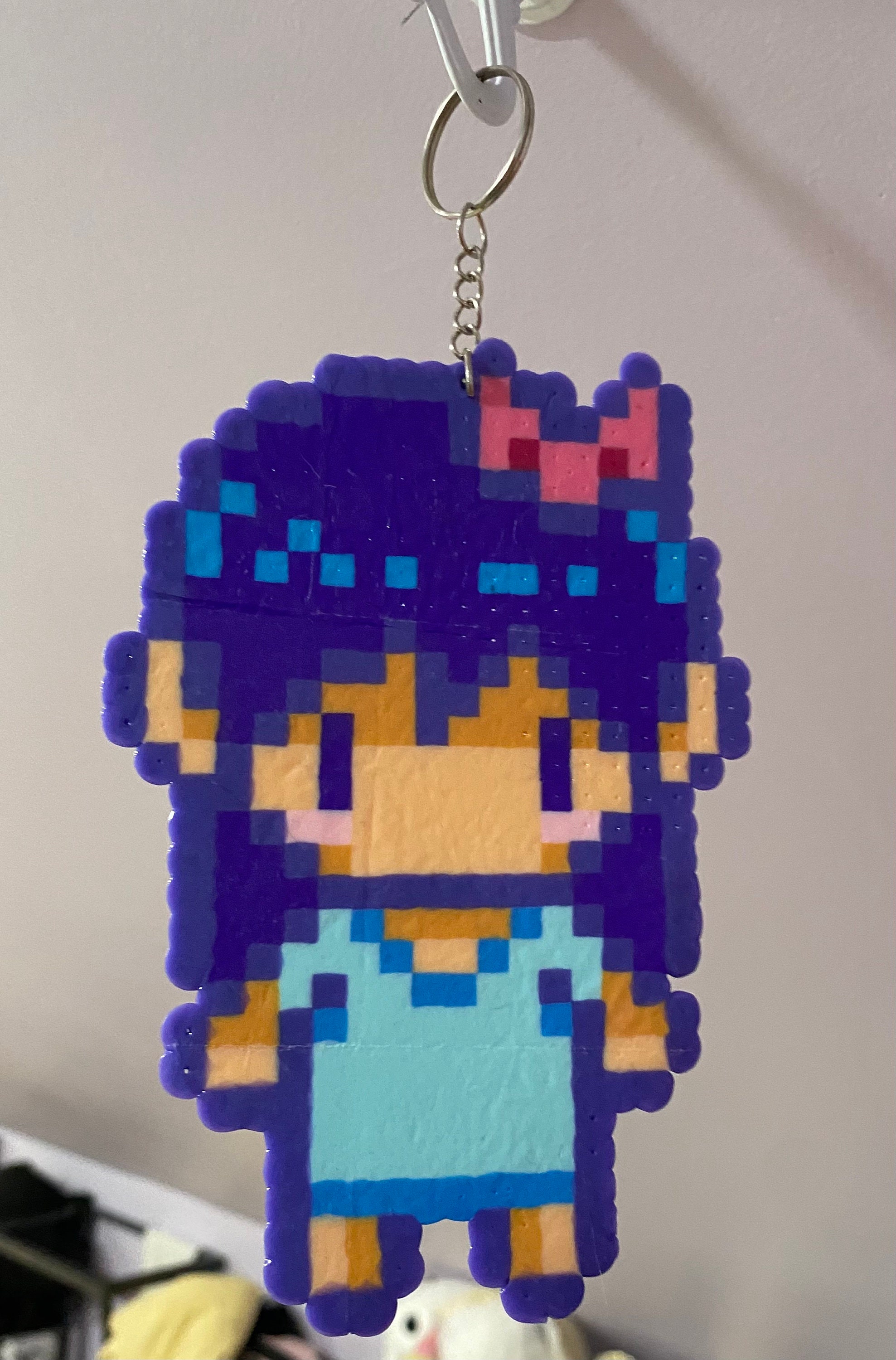 AUBREY OMORI Headspace Perler Beads Keychain - Etsy