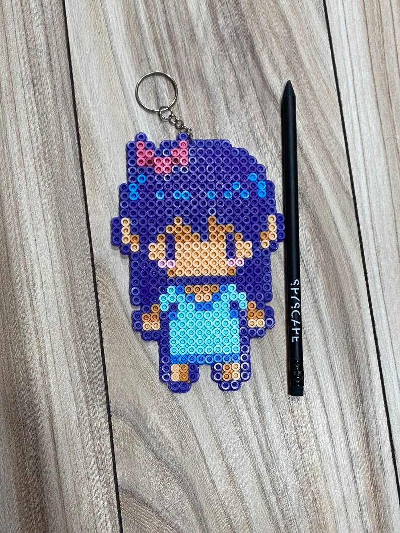 AUBREY OMORI Headspace Perler Beads Keychain - Etsy