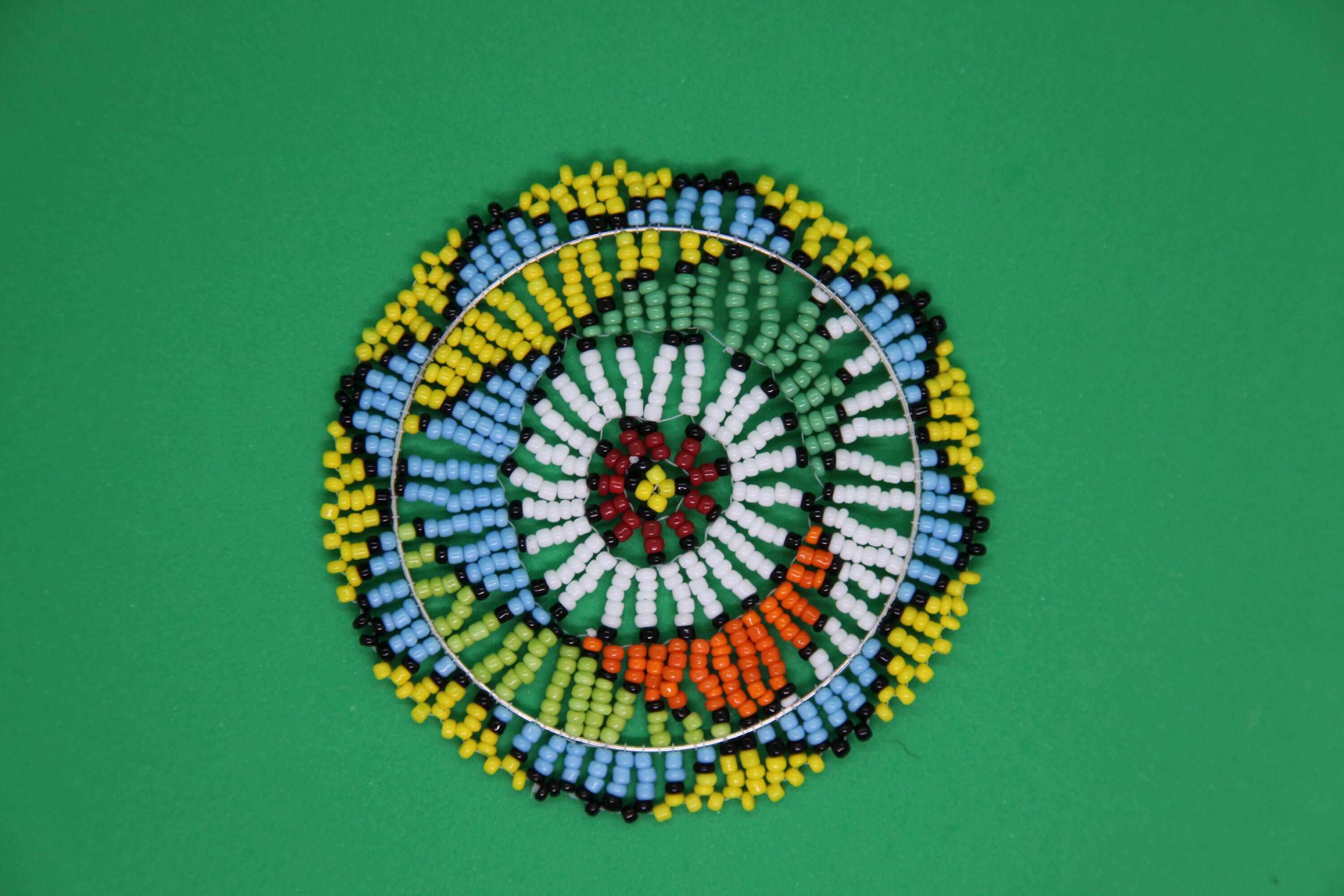 African Beaded Coaster set of 6 | Etsy