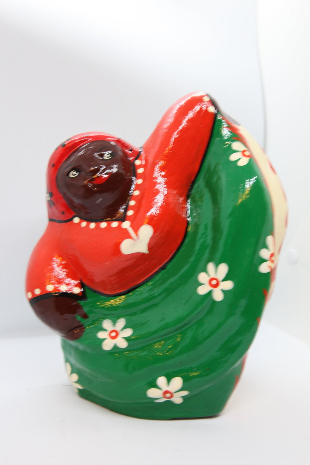 Handmade Paper Mache Dancing Lady Ornament - Etsy