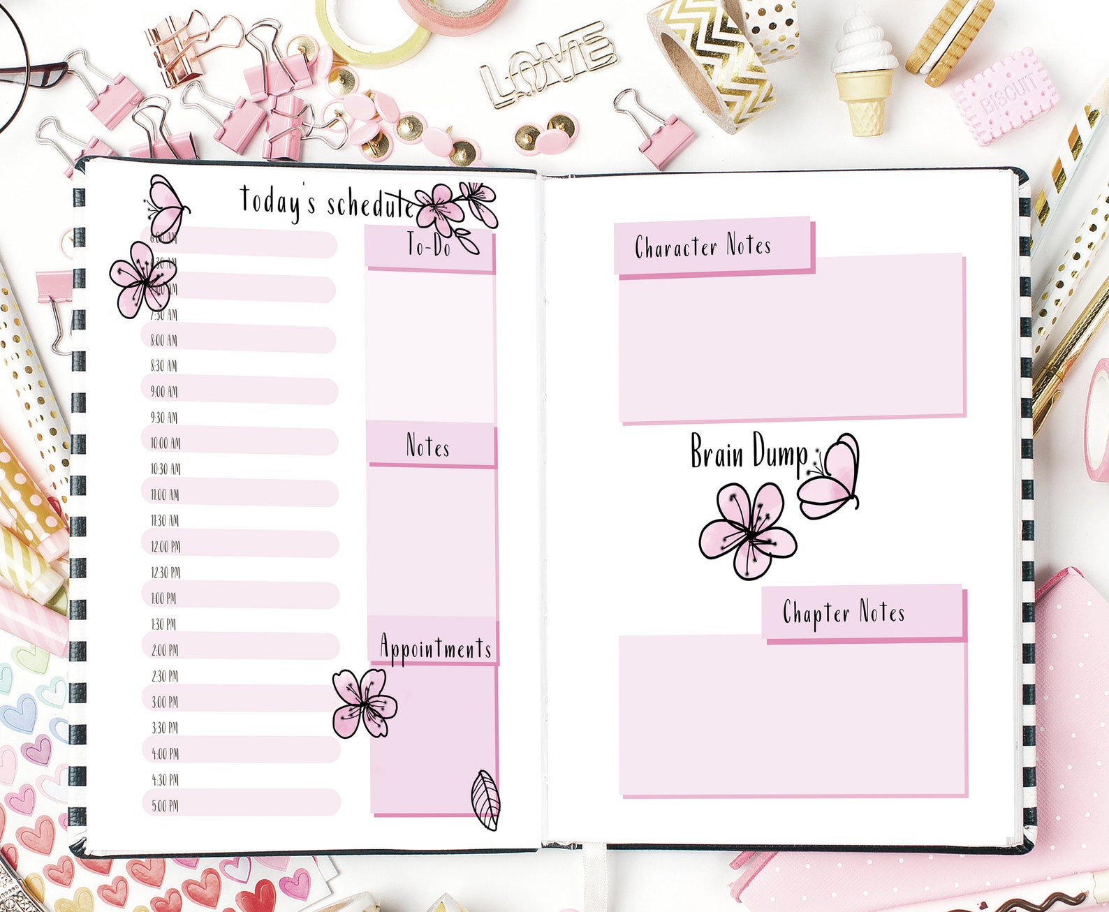 Writing Planner Printable, Author Planner, Writing Project Planner ...