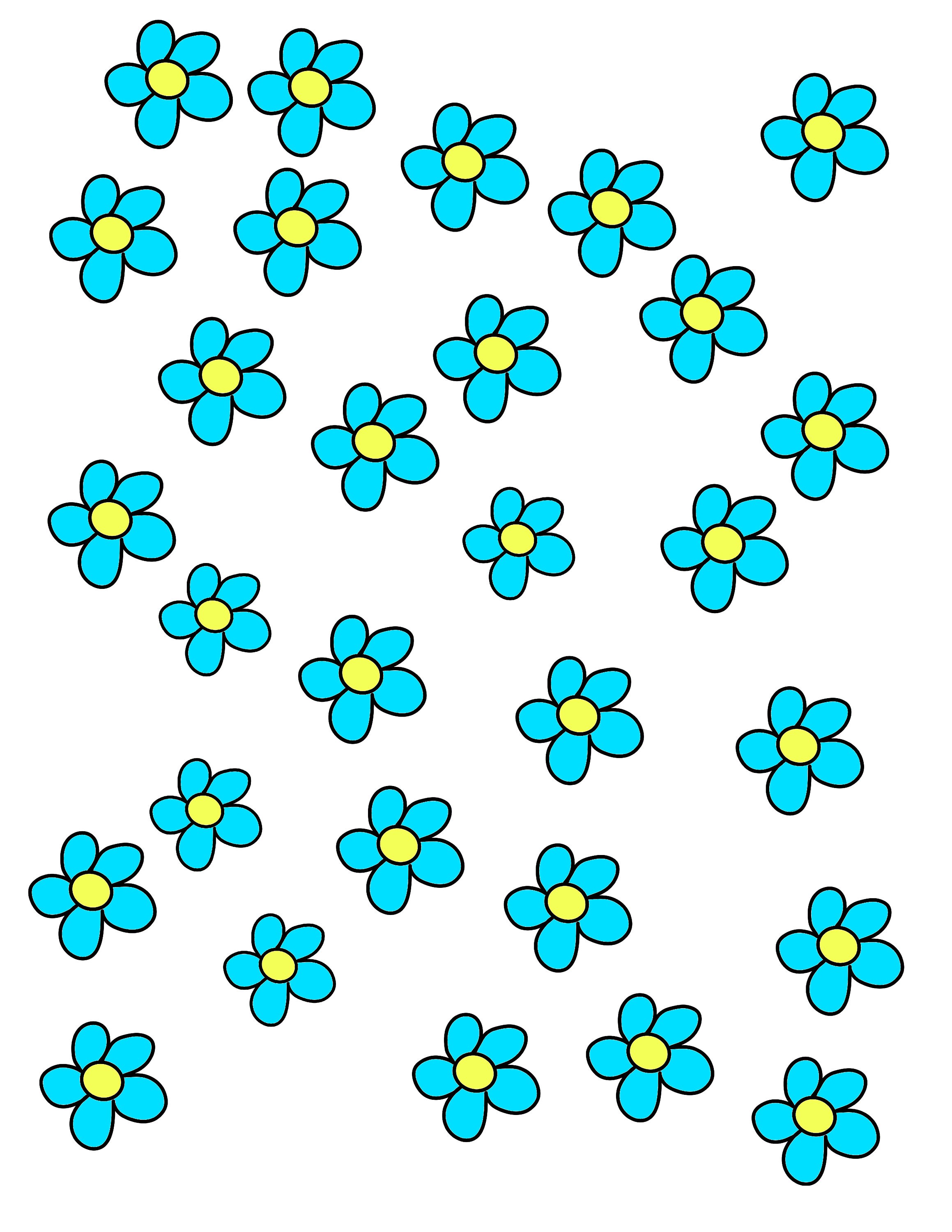 Pastel Daisy Digital Paper - Etsy