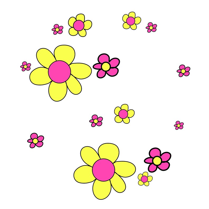 Flowers Digital Paper Seamless Digital Paper Spring Art - Etsy