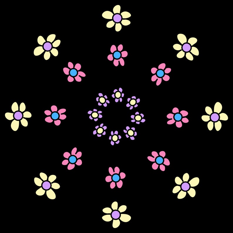 Pastel Daisy Digital Paper - Etsy