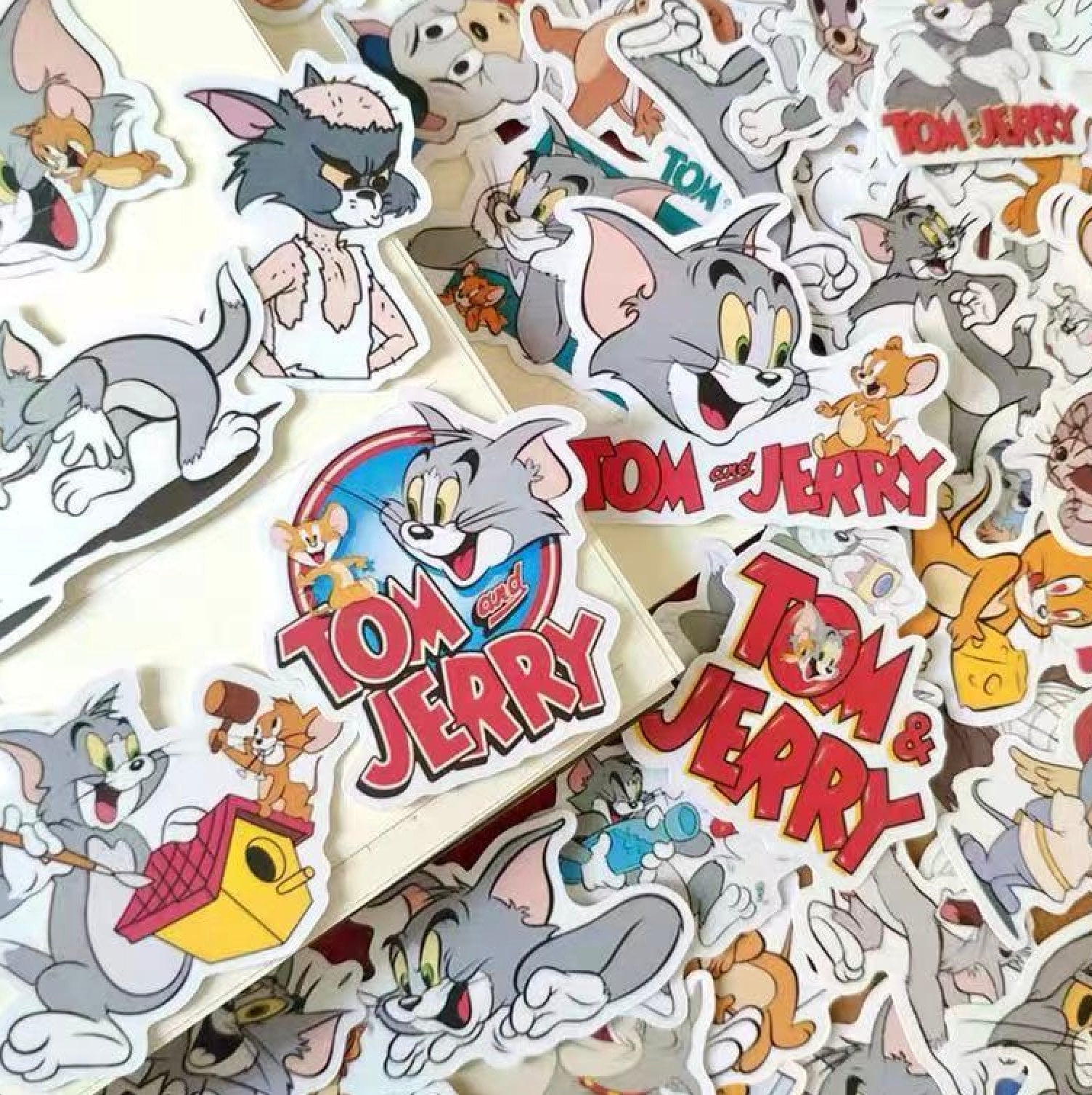 58/pcs Tom and Jerry Cartoon themed Decorative Sticker pack | Etsy