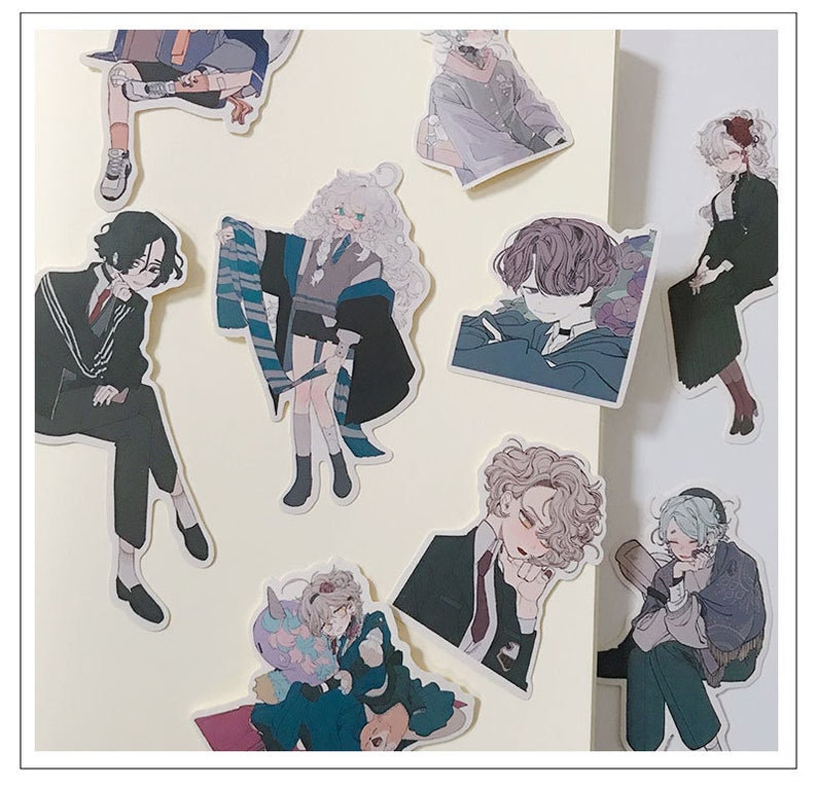 19pcs/pack Japanese Comic Manga Themed Stickers , Die Cut Stickers ...