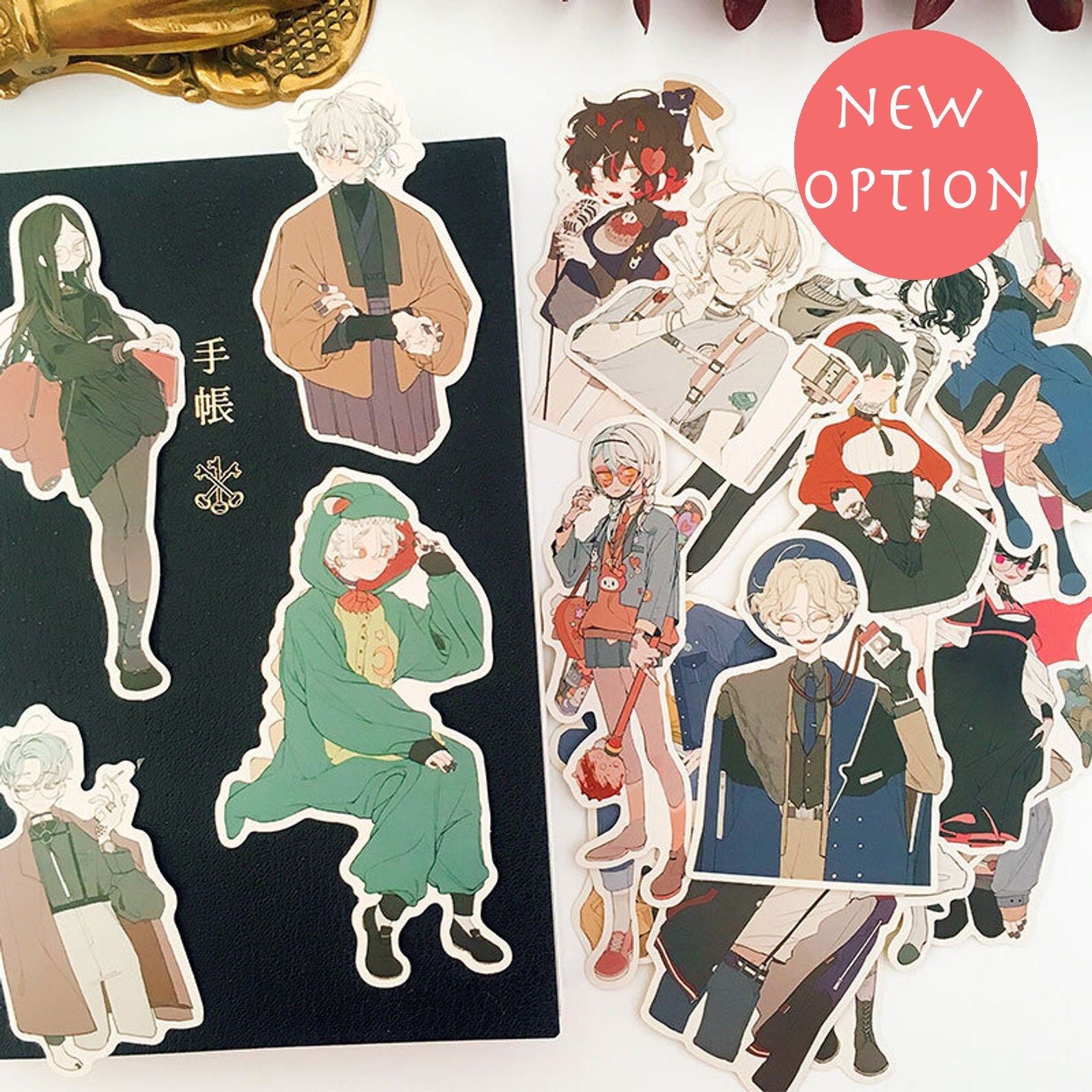 19pcs/pack Japanese Comic Manga Themed Stickers , Die Cut Stickers ...