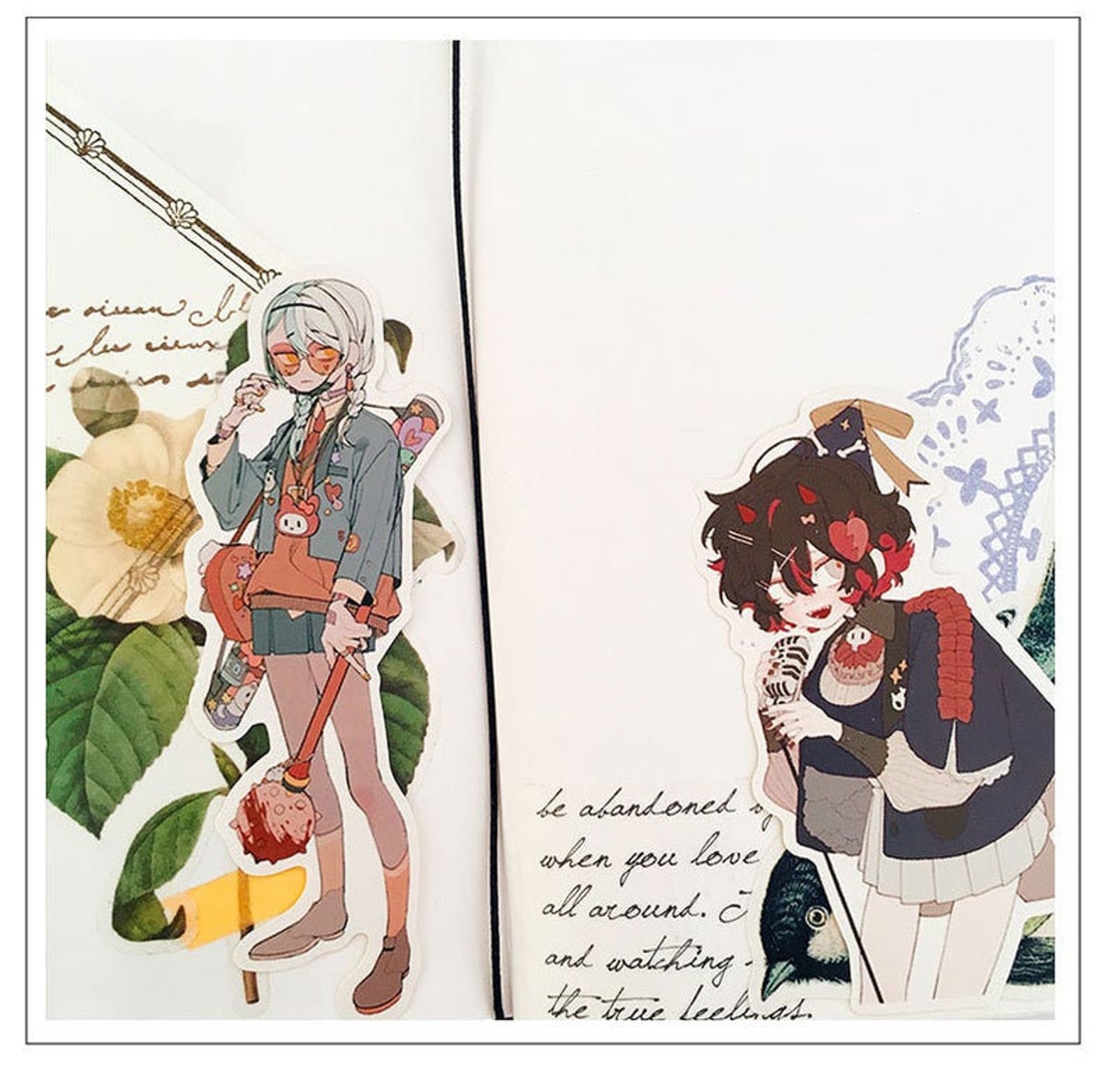 19pcs/pack Japanese Comic Manga Themed Stickers , Die Cut Stickers ...