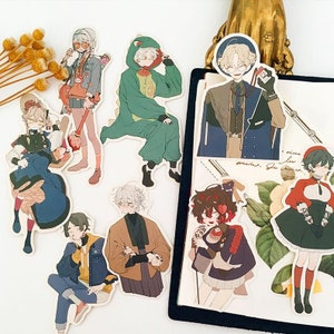 19pcs/pack Japanese Comic Manga Themed Stickers , Die Cut Stickers ...