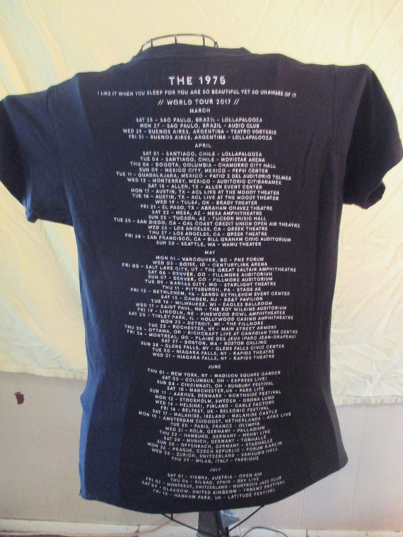 The 1975 Band-World Tour 2017-Size Women's Small - Gem