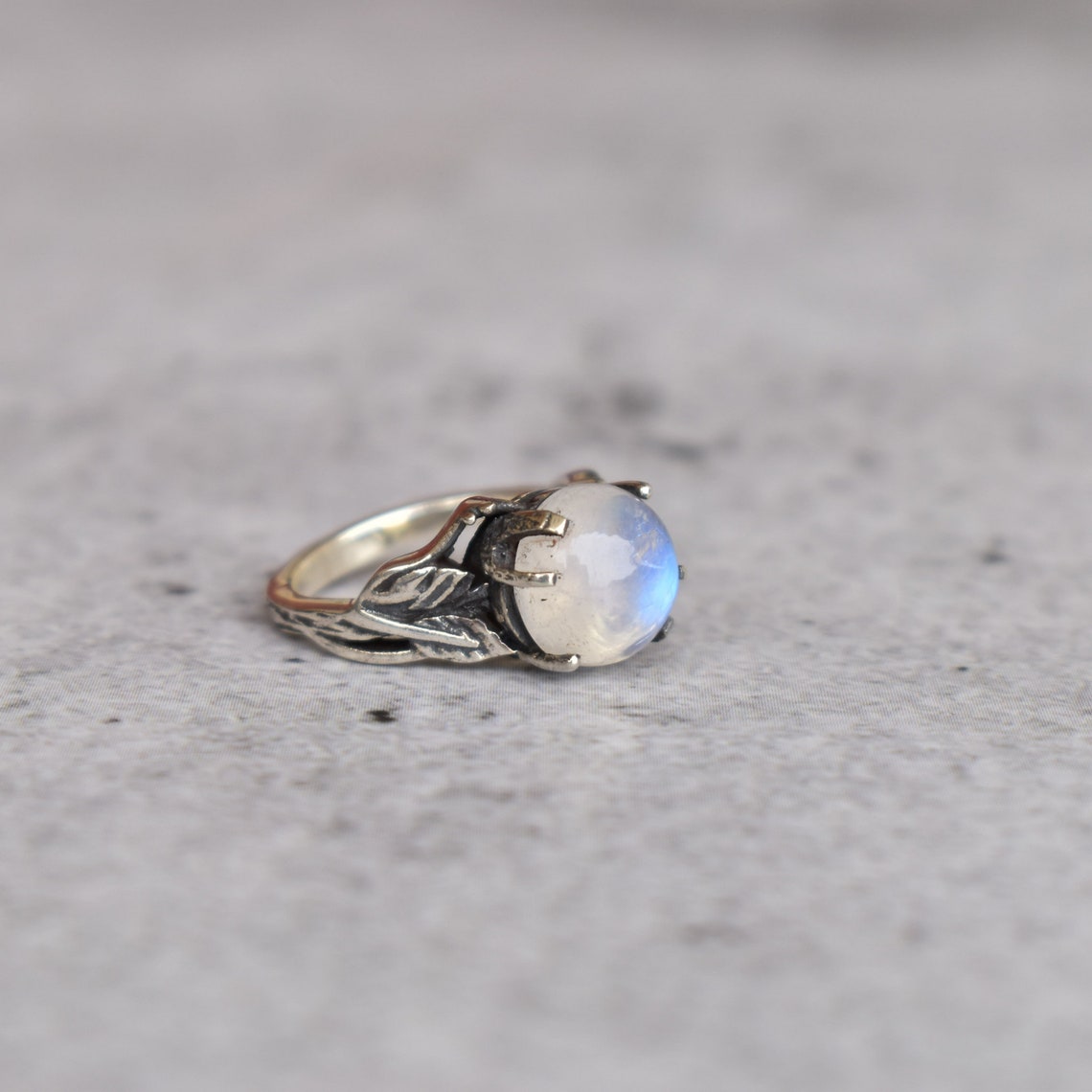 Moonstone Branch Ring Twig Ring Handmade Moonstone Ring - Etsy