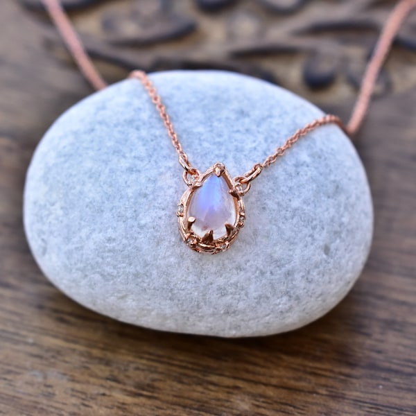 Moonstone Necklace - Etsy