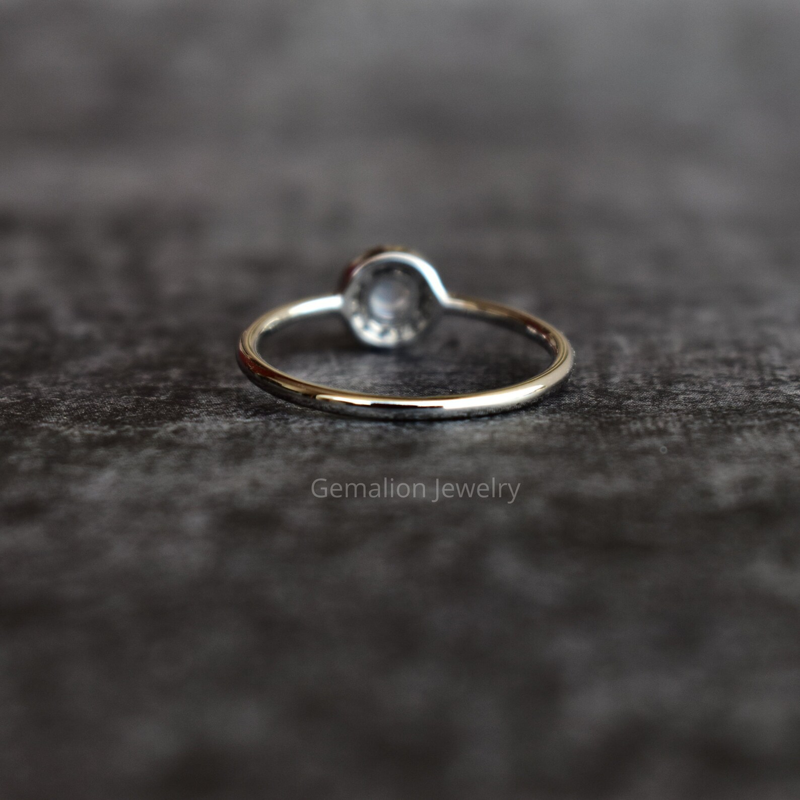 Dainty Moonstone Ring Classy Inclusion Free Moonstone Ring - Etsy
