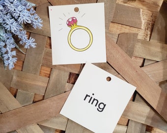 Ring Flash Cards | Etsy