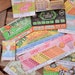 Vintage Lottery Tickets Cards, Mixed Media Assemblage, Altered Art ...