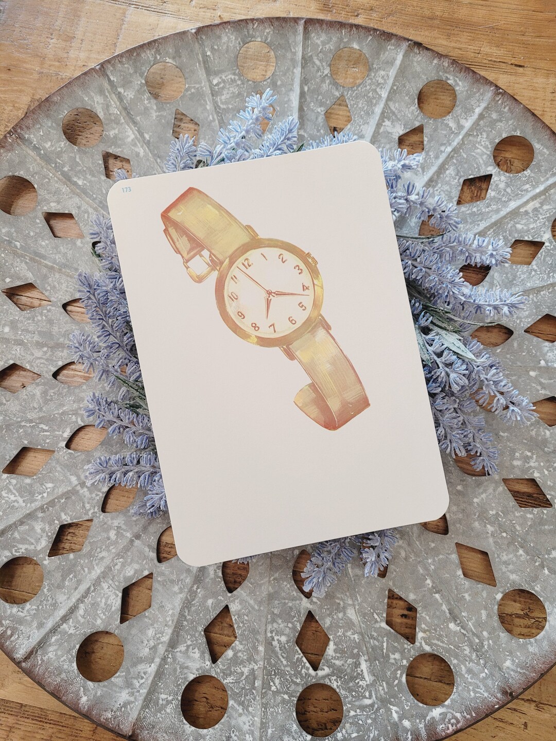 Vintage Watch Flash Card, Vintage Fashion, Antique Flashcards, Vintage ...