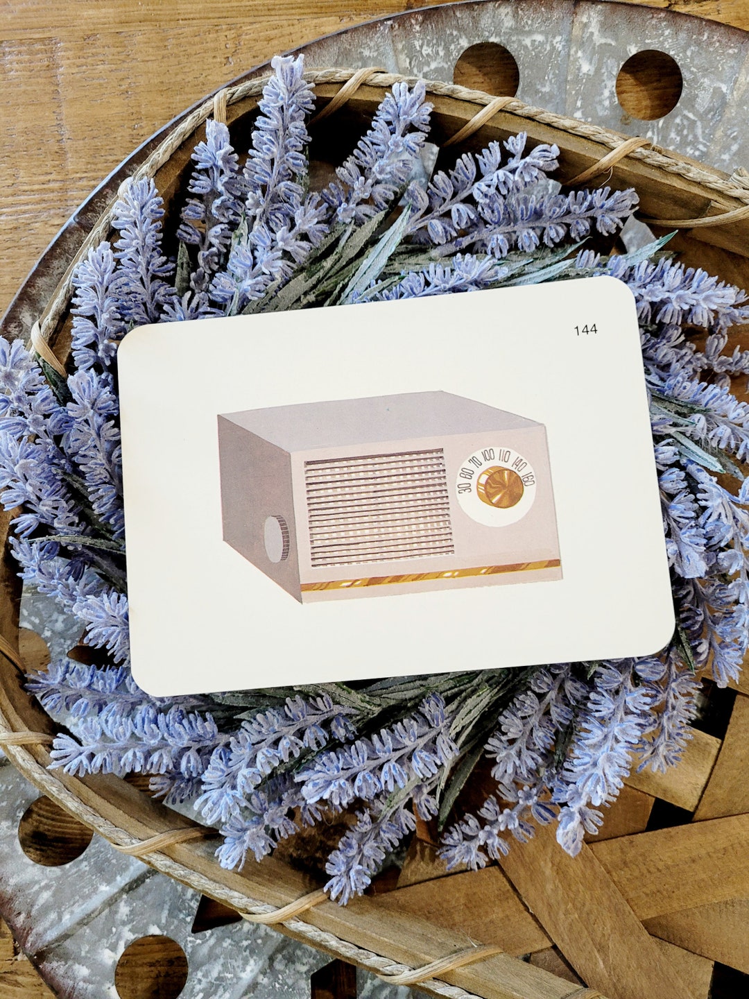 Vintage Radio Flash Card, Vintage Technology, Antique Flashcards ...