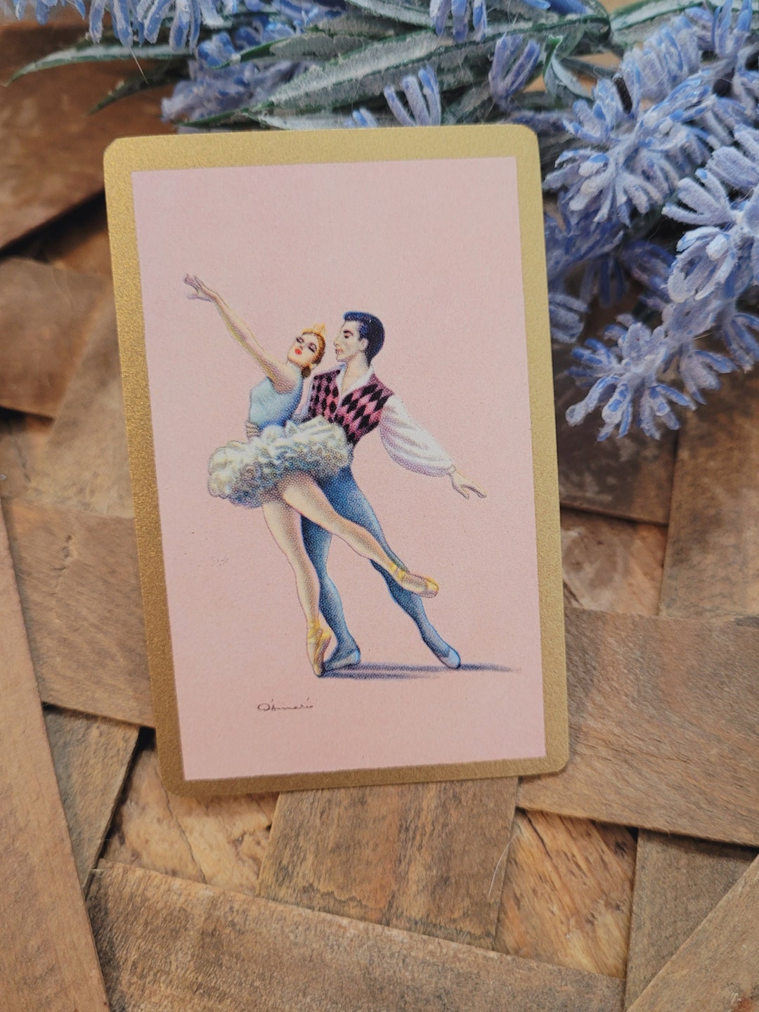 Vintage Ballerina Playing Cards, Antique Ballet Dancer Trade Cards ...