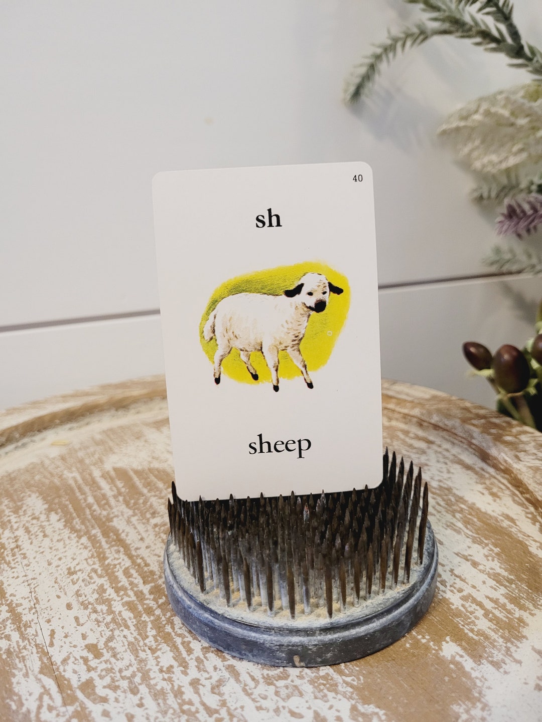 Vintage Sheep Flash Card, Antique Flashcards, Vintage Ephemera, Junk ...