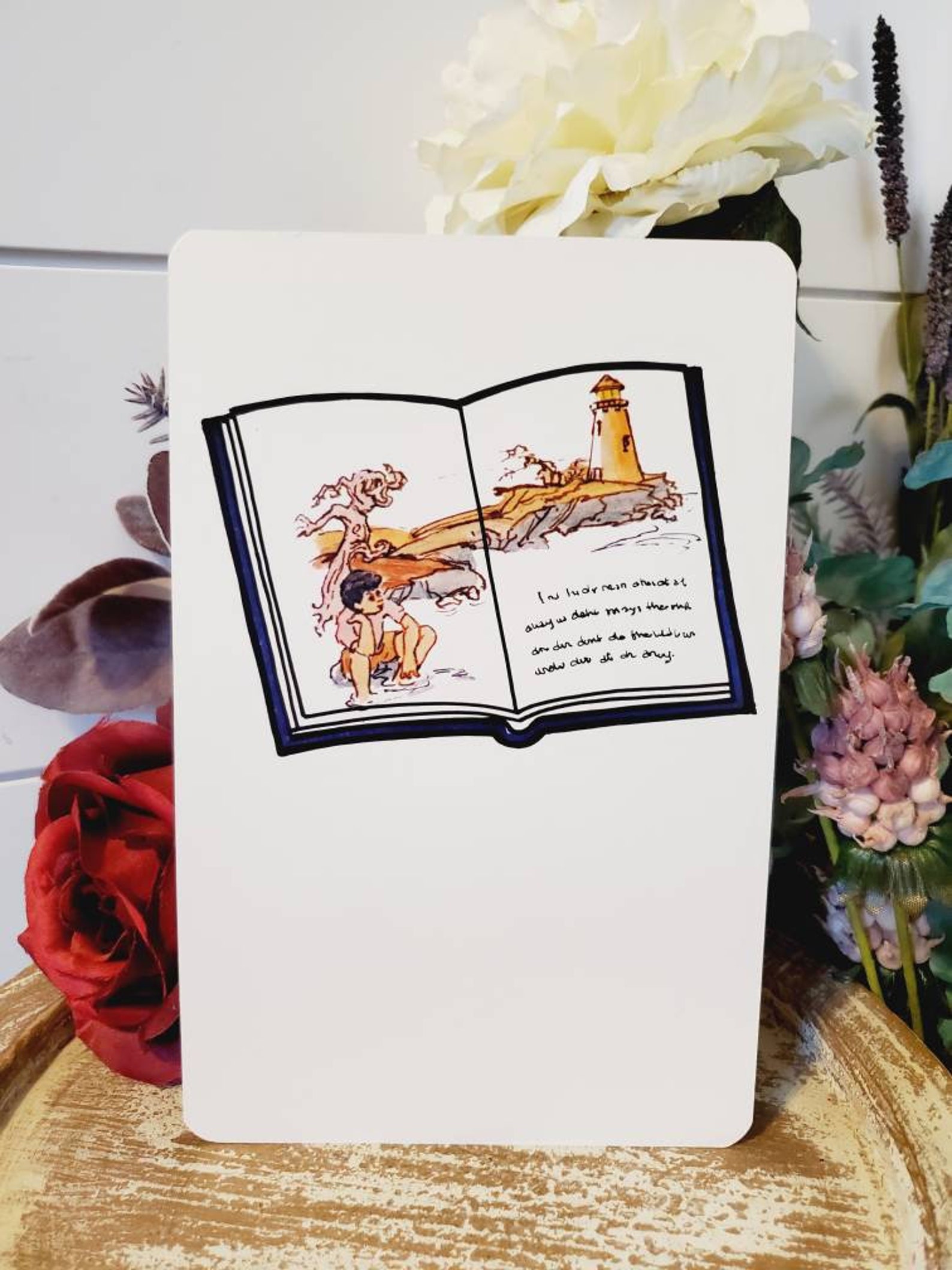 Vintage Book Flash Card, Antique Flashcards, Ephemera, Junk Journal ...